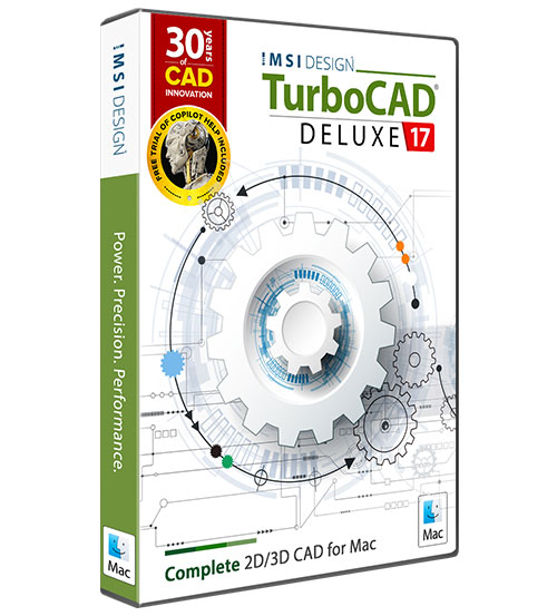 TurboCAD: TurboCAD Mac 17 Deluxe Upgrade from Deluxe > 5 years